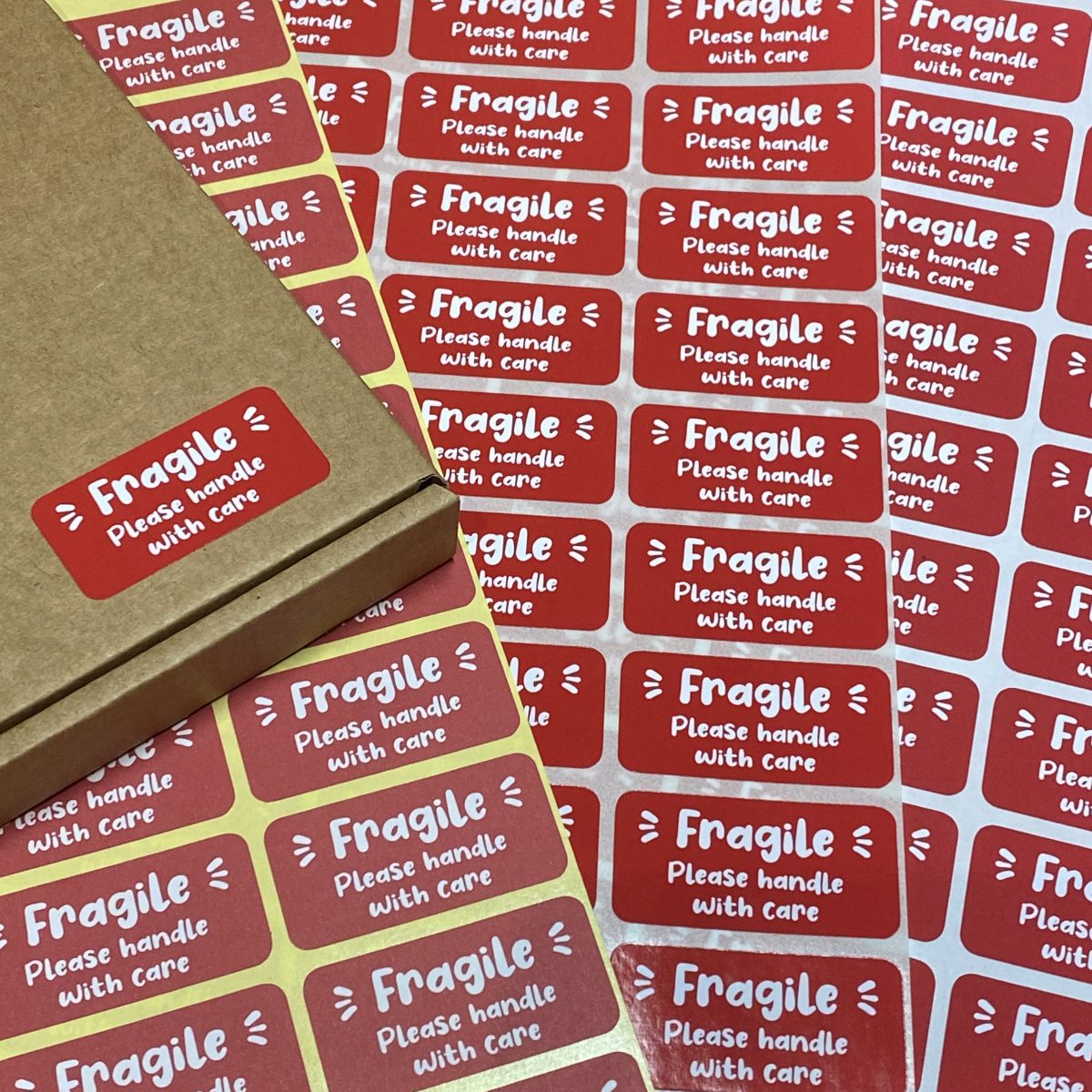 Fragile parcel stickers – Skipton Labels