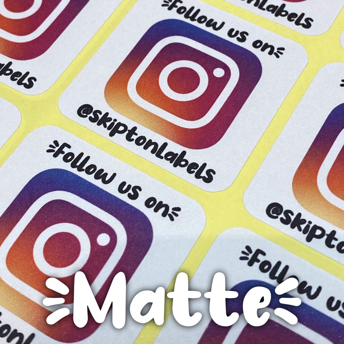 Custom Instagram stickers – Skipton Labels