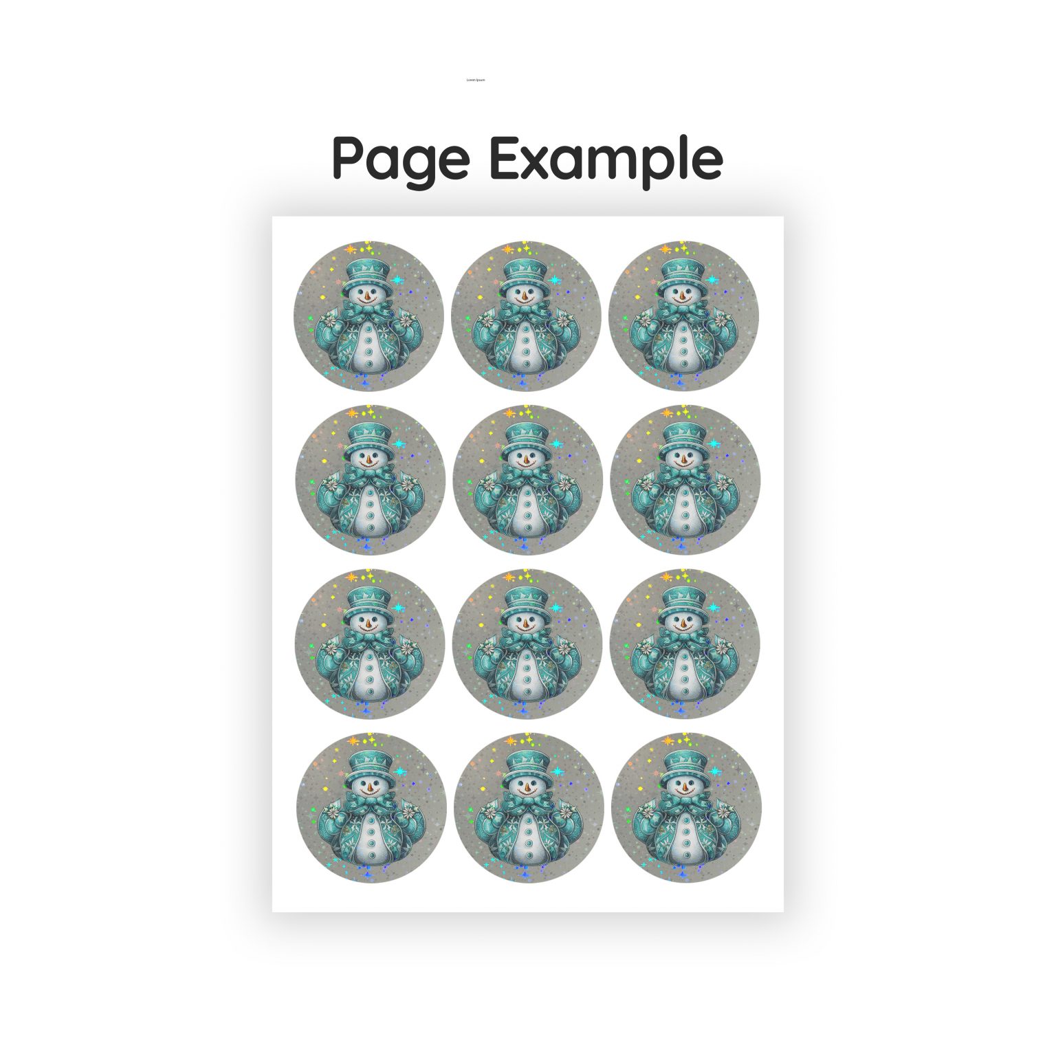 Sticker Sheets – Holographic – Skipton Labels